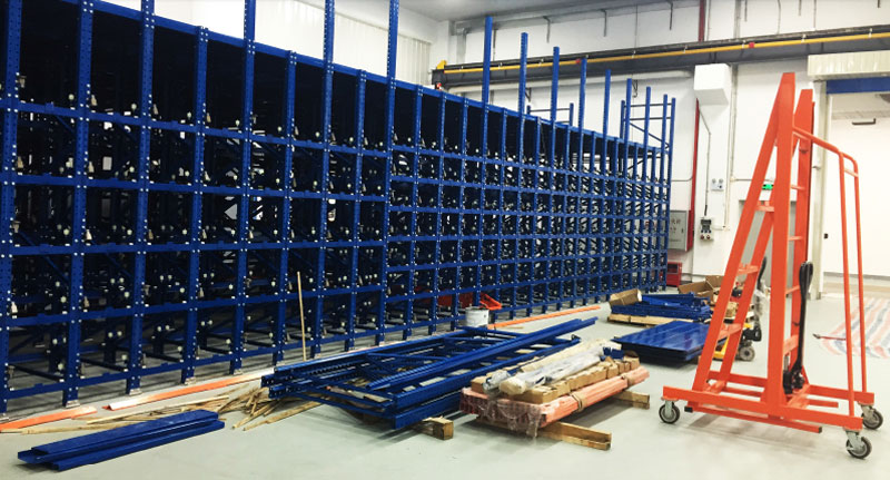 Roll Out Cassette (Honeycomb )Long Products Racking