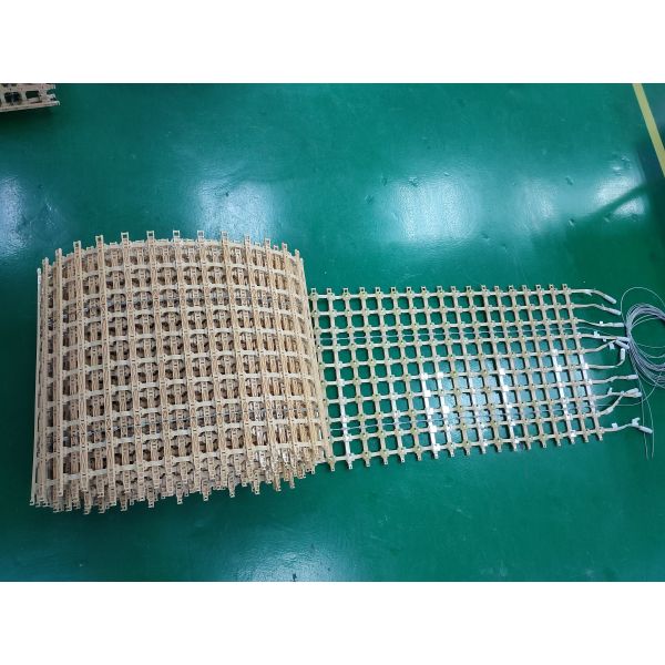 Quality Commercial Buildings Transparent LED Mesh Screen Ip67 Foldable Display for sale