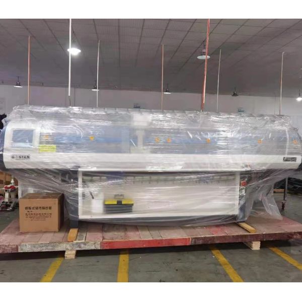 Quality 52 Inch Flat Collar Knitting Machine Featuring Double System and Computerized for sale