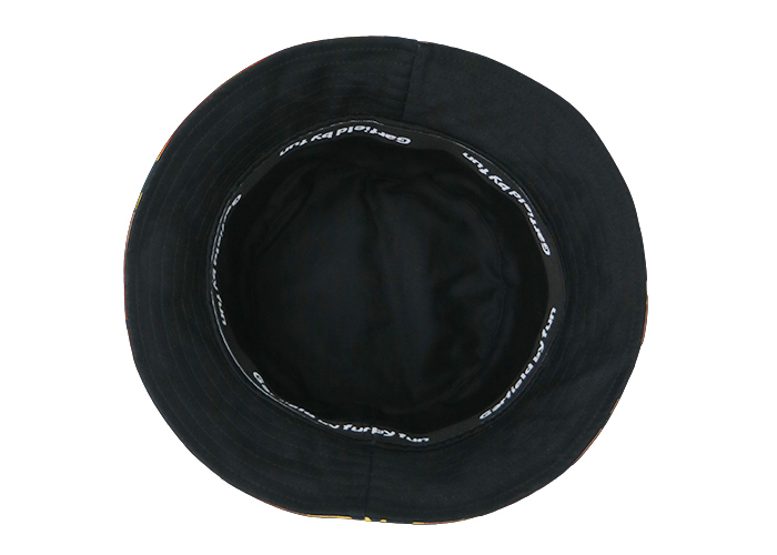 FUN printing embroidery yellow camouflage adult fisher man bucket hat