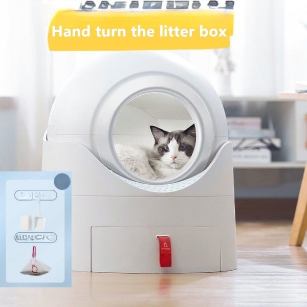 Quality Large Capacity Automatic Pet Litter Boxes Multi Cat Self Cleaning Litter Box for sale