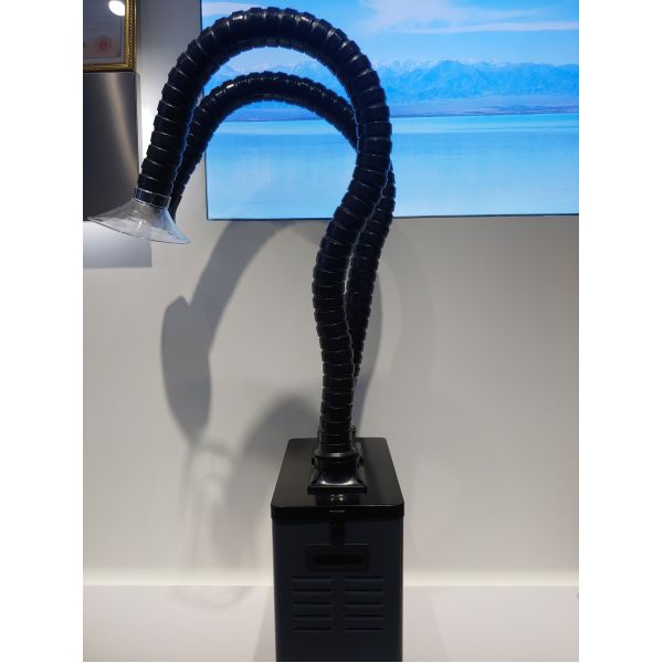 Quality Double Suction Arms 200W Laboratory Fume Extractor Universal Wheels for sale