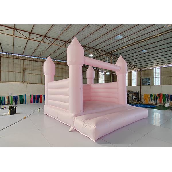 Quality Pink Inflatable Bouncer Castle Adults Kids Wedding Party Bouncing Castles for sale