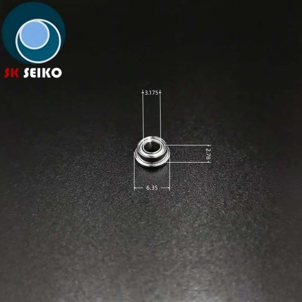 Quality SFR144TLZWN 3.175*6.35*2.78 High Speed Dental Bearing Stainless Steel Torlon Cage for sale