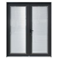 Quality 35dB Sound Insulation Thermal Break Aluminum Casement Doors With 10 Sealing for sale