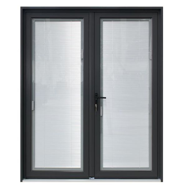Quality 35dB Sound Insulation Thermal Break Aluminum Casement Doors With 10 Sealing Layers for sale