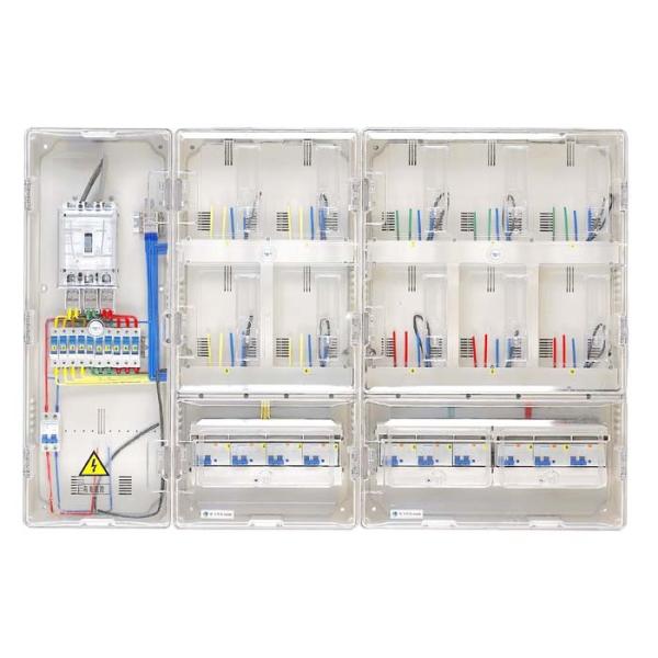 Quality ABS / PC Wall Mounted Single Phase Meter Box Single Phase Electric Power System for sale