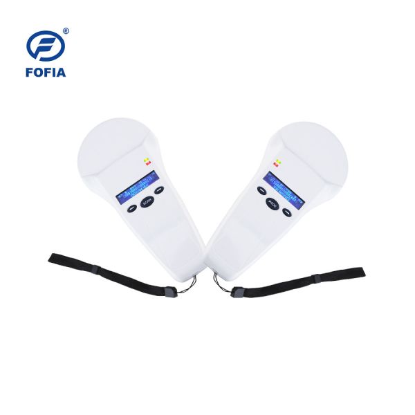 Quality Barcode Animal Identification Scanner RFID Reader 134.2khz 22 Cm for sale