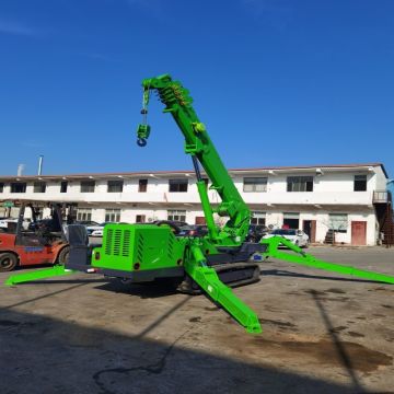 Quality 5ton EPA engine Spider Crawler Crane With Hydraulic Telescopic Outrigger for sale