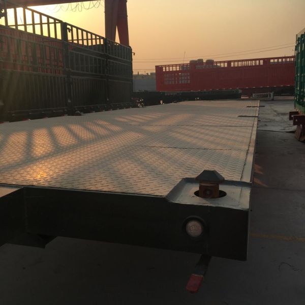 Quality 3/4 Axles 20ft 40ft 45ft Used Flatbed Semi Trailers for sale