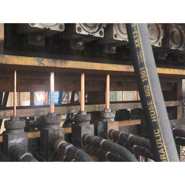 Quality Cathode Copper Rod Casting Machine , 20 Heads Copper Rod Making Equipment for sale