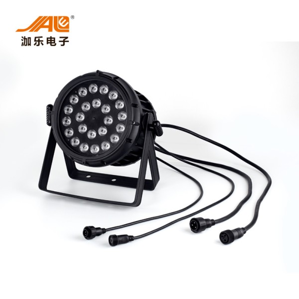 Quality Energy Efficiency 250W Outdoor LED Par / 24PCS RGBWA +UV Waterproof Par Light for sale
