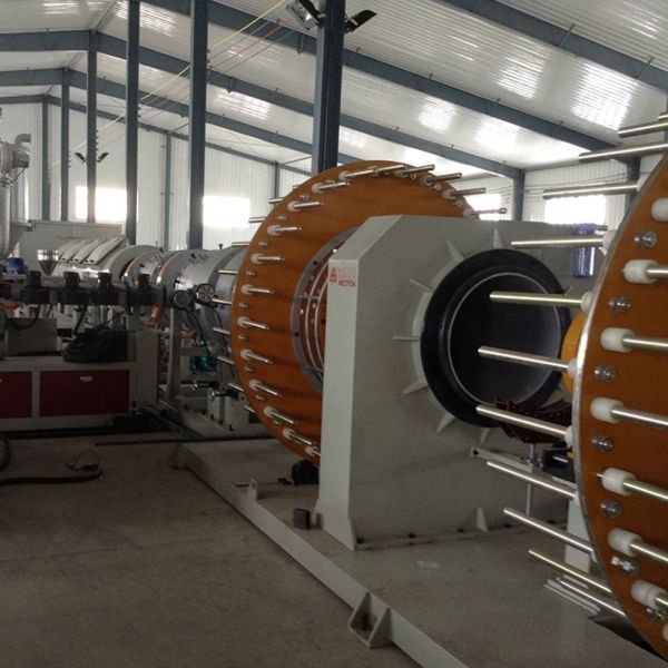 Quality 380V 50hz Single Screw Automatic Plastic Extruder Machine for HDPE Pipe for sale
