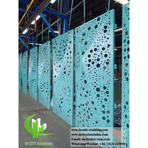 Quality 3mm Powder Coated Perforated Aluminum Facade Cladding with Customizable Designs for sale