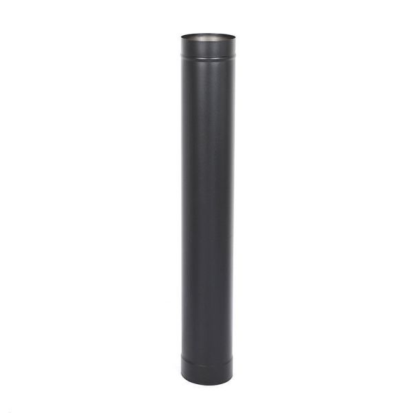 Quality Long Lasting Black Chimney Pipe Solid Fuel Appliances 1200 F Temperature Range for sale