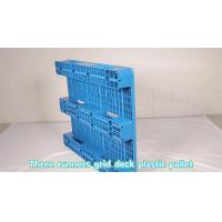 Quality New low price grid Single Side Plastic Pallet with Reinforced for Racking for sale