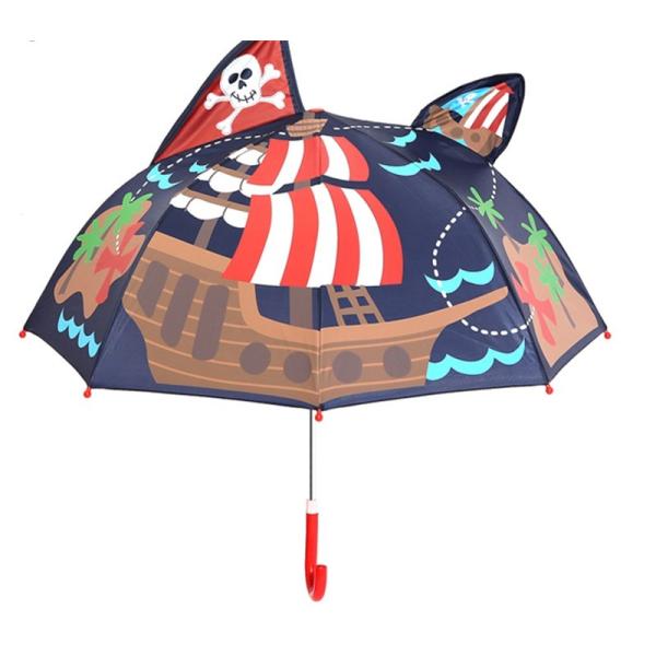 Quality Open Diameter 90cm 19inch 8K 190T Pongee Kids Umbrella with Ears Personalized for sale