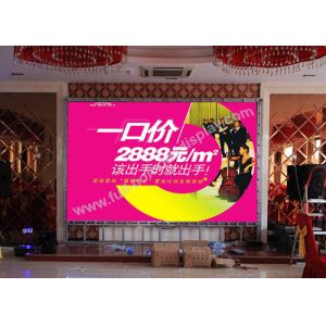 Quality Ultra Thin Hanging / Fixed P4 Indoor Led Display Rental 512 X512 Orange Cabinets for sale