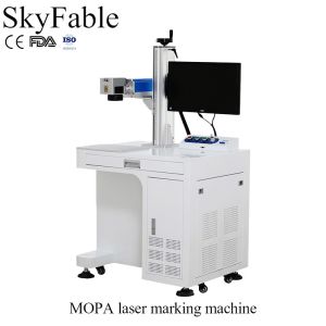 Quality 1064nm Mopa Fiber Laser Marker Durable Permanent Marking Machine 7000mm/s Speed for sale