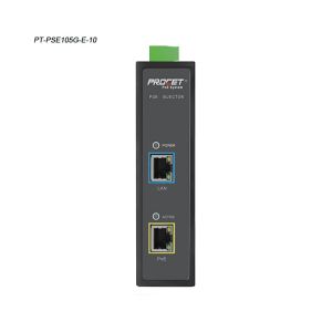 Quality Black IP40 1 Port 30W Midspan PoE Injector 144.5mmX95mmX35.4mm for sale