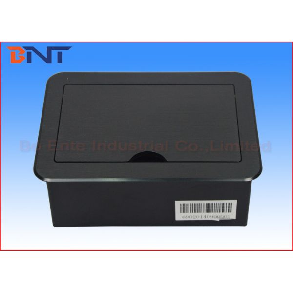 Quality Multi Functional Manual Flip Up Outlet , Hidden Desk Mounted Power Sockets for sale