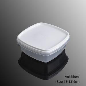 Quality Food Preservation Microwavable Plastic Crisper 13*13*5cm for sale