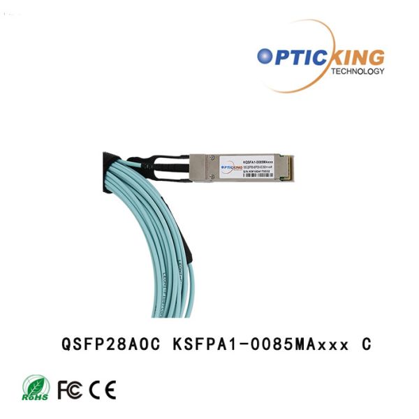 Quality 100G QSFP To 4×25G SFP28 Active Optical Cable AOC For Data Center for sale