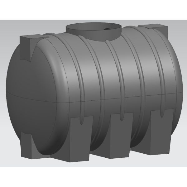 Quality 1000L Rotational Moulded Polyethylene Water Tanks 260 Gallon chemical resistance for sale