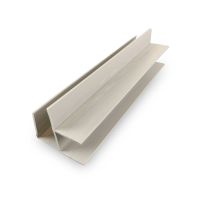 Quality Corner Molding Pvc Slatwall Panel White Black Grey Color Decorative for sale