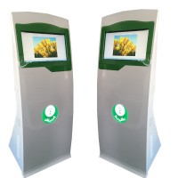 Quality FreeStanding Information Touch Screen Kiosk With Thermal Printer for sale