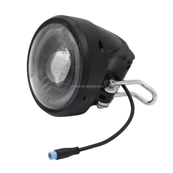 Quality Super Bright Long Range Ebike Headlight With 4 Pin LED Front Light Electric for sale