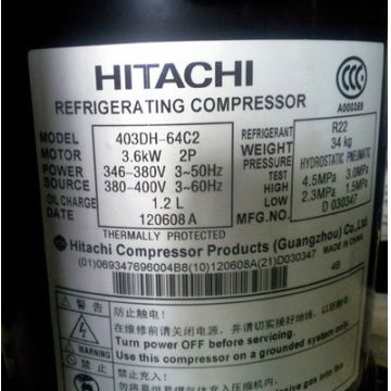 Quality 403DH-64C2 Hitachi Scroll refrigeration air conditioner Compressor for sale