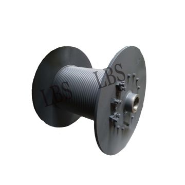 Quality Glavanized Treatment LBS Grooved Drum Durable For Hoisting And Crane for sale