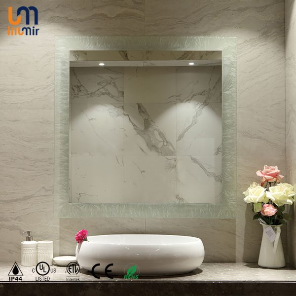 Quality Customized Large LED Bathroom Mirror Frameless Easy Installation And Cleaning for sale