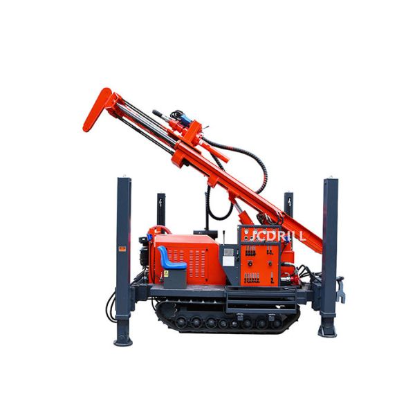 Quality Hydraulic Crawler Mounted 200m Water Well Drilling Rig Machine for sale