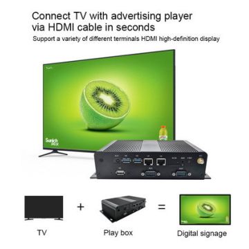 Quality RK3288 2K 4K HD Media Player Box With WiFi LAN Network Connection for sale