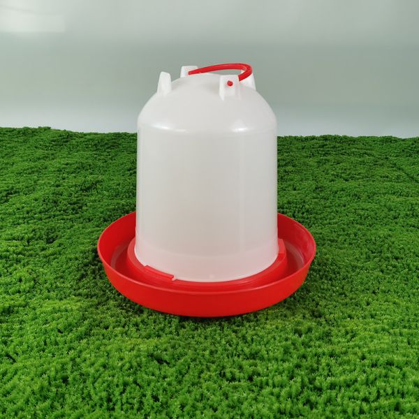 Quality Poultry Cylindrical Drinker 7 L Capacity Plastic Automatic Water Dispenser for sale