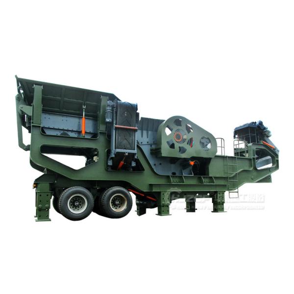 Quality High Efficiency Mobile Crushing Plant With Vibrating Feeder Impact Crusher for sale