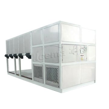 Quality R22 R404A Direct Cooling Block Ice Machine Fresh Water 10 Tons Industrial for sale