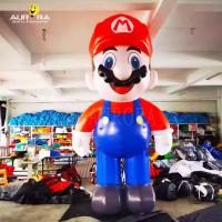 Quality Custom Promotional Advertising Inflatables Man Mario Cartoon Models For Children for sale