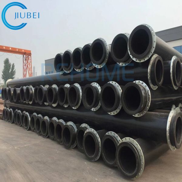 Quality Large Diameter Yellow UHMWPE Pipe UV Stabilized For Mining for sale
