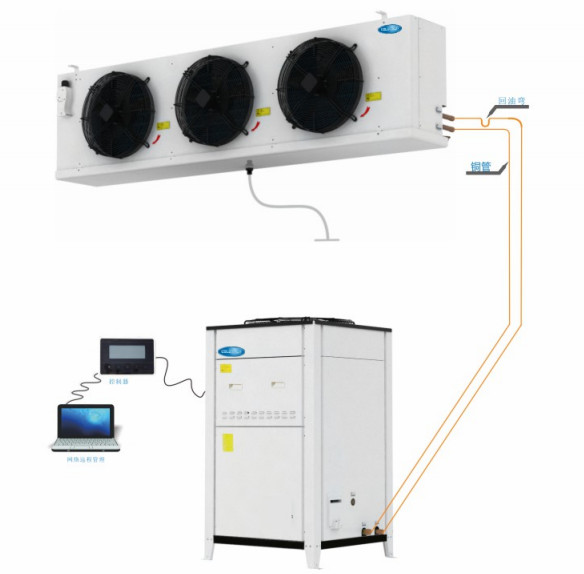 Quality 2HP Refrigeration Condensing Unit 60W Condenser Industrial Refrigeration Units for sale