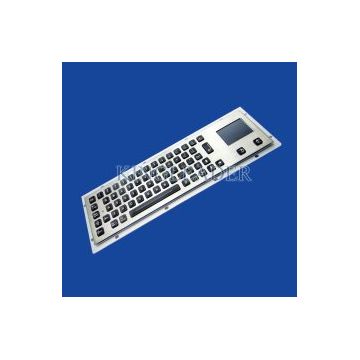 Quality Waterproof Illuminated Metal Keyboard With Touchpad And 64 Led Backlit Keys for sale