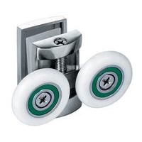 Quality Bathroom Sliding Door Replacement Rollers / SS304 Curved Shower Screen Rollers for sale