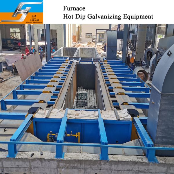 Quality High Velocity Hot Dip Galvanizing Production Line for sale