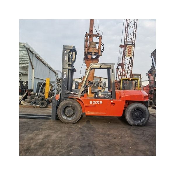 Quality 2012 Heli 10Ton Diesel Engine Forklift with 10000kg Capacity and Routine Fork for sale