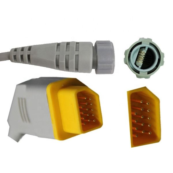Quality Nihon Kohden IBP Cable compatible for Argon transducer for sale