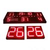 china Separate Frame Football Stadium Scoreboard With Shot Clock Front Face UV