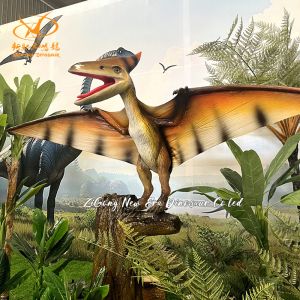 Quality Jurassic Park Simulated Animatronic Pterosauria Dinosaur Model for Amusement for sale