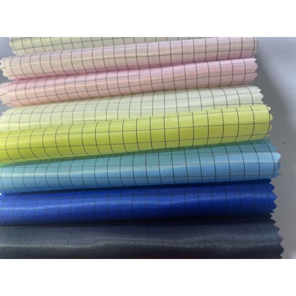 Quality Polyester / Cotton Anti Static ESD Fabrics White 100d*100d for sale